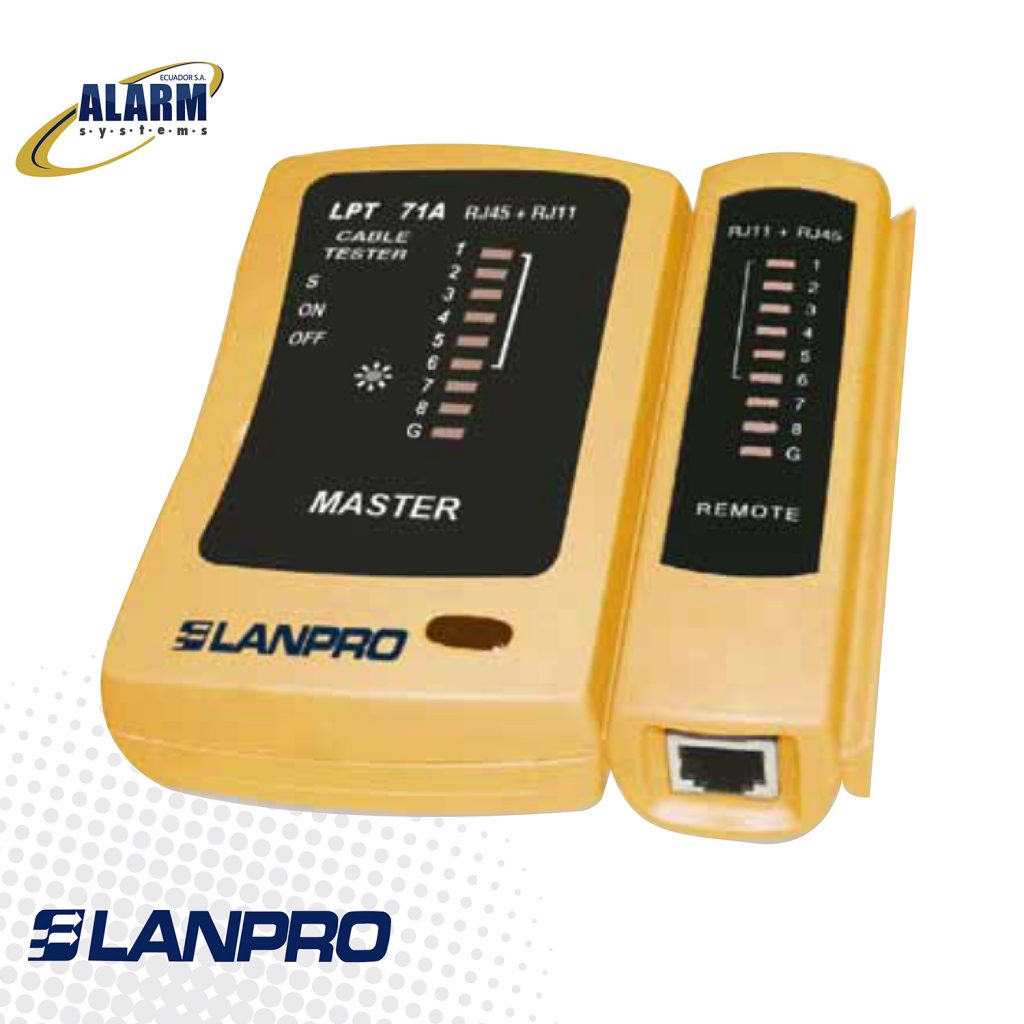 Lan Tester LPT-71A – Alarmsystems Ecuador