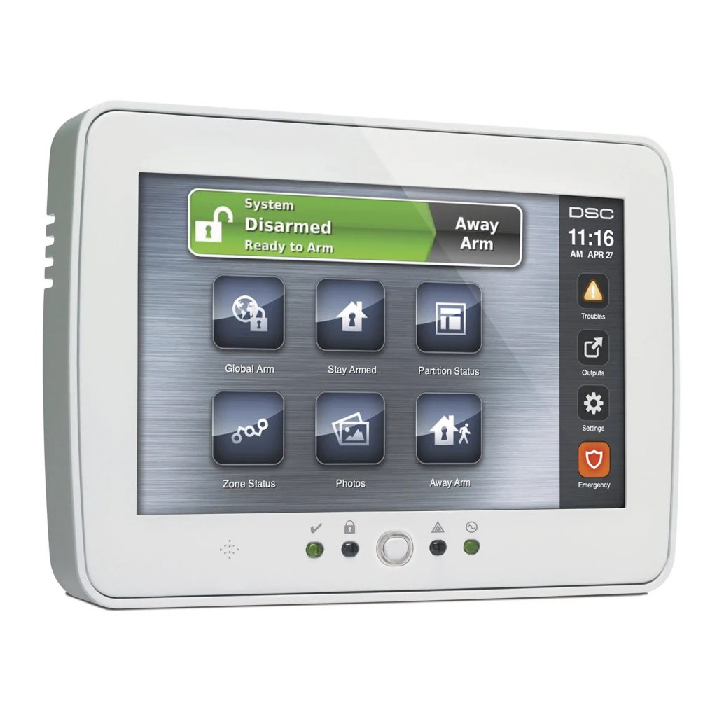 Interfaz de seguridad de la pantalla táctil PowerSeries – Alarmsystems ...